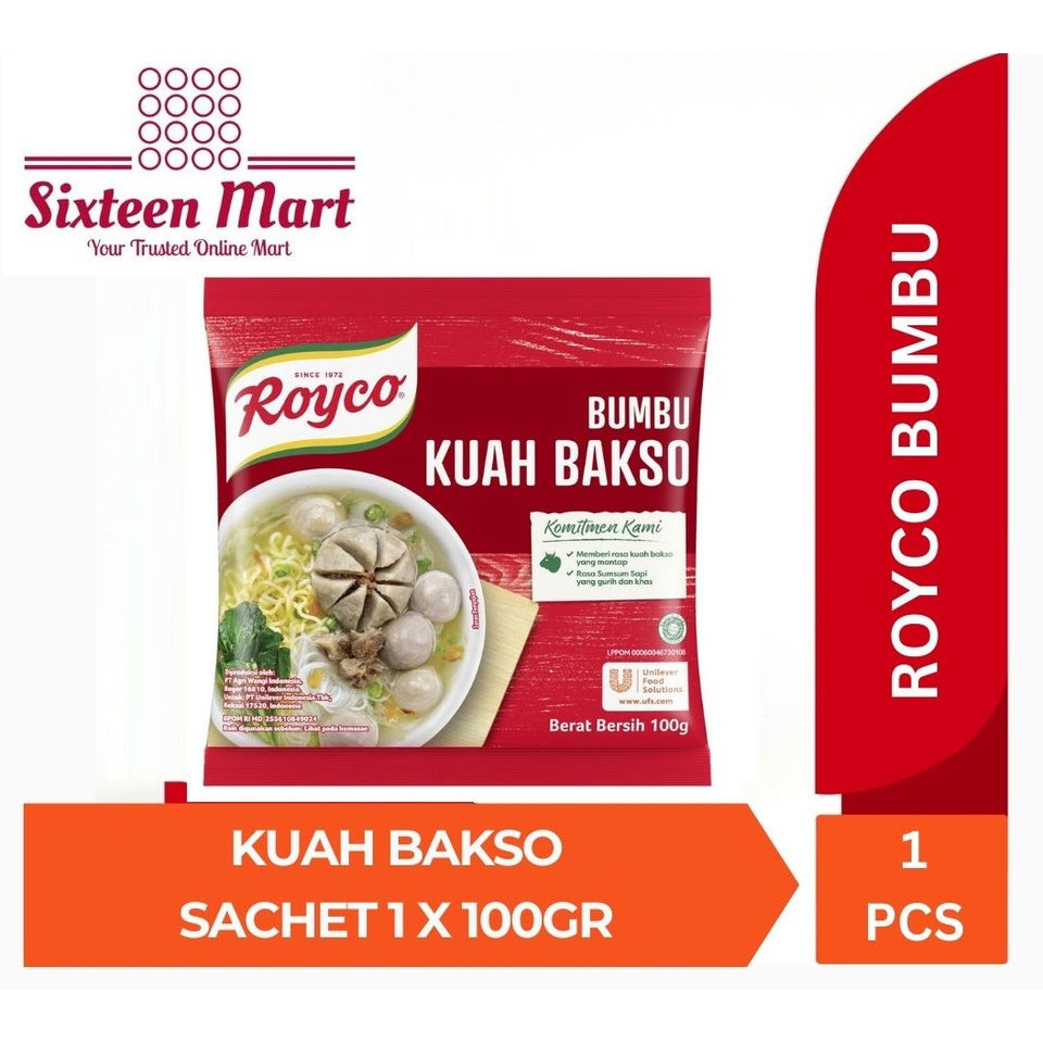 Royco Bumbu Kuah Bakso / Royco Seasoning | Indonesian Seasoning ...