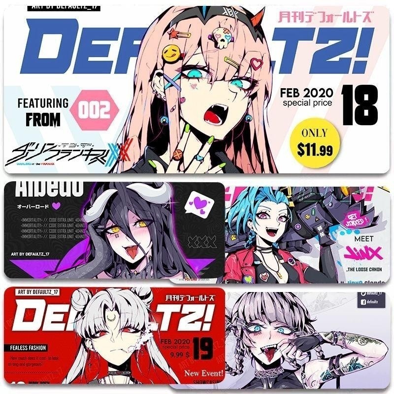 Gaming Mouse Pad DARLING In The FRANXX Zero Two Anime Extra-Large ...