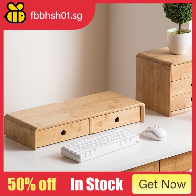 【Available】Desk Organiser Shelf the computer monitor elevated shelf ...