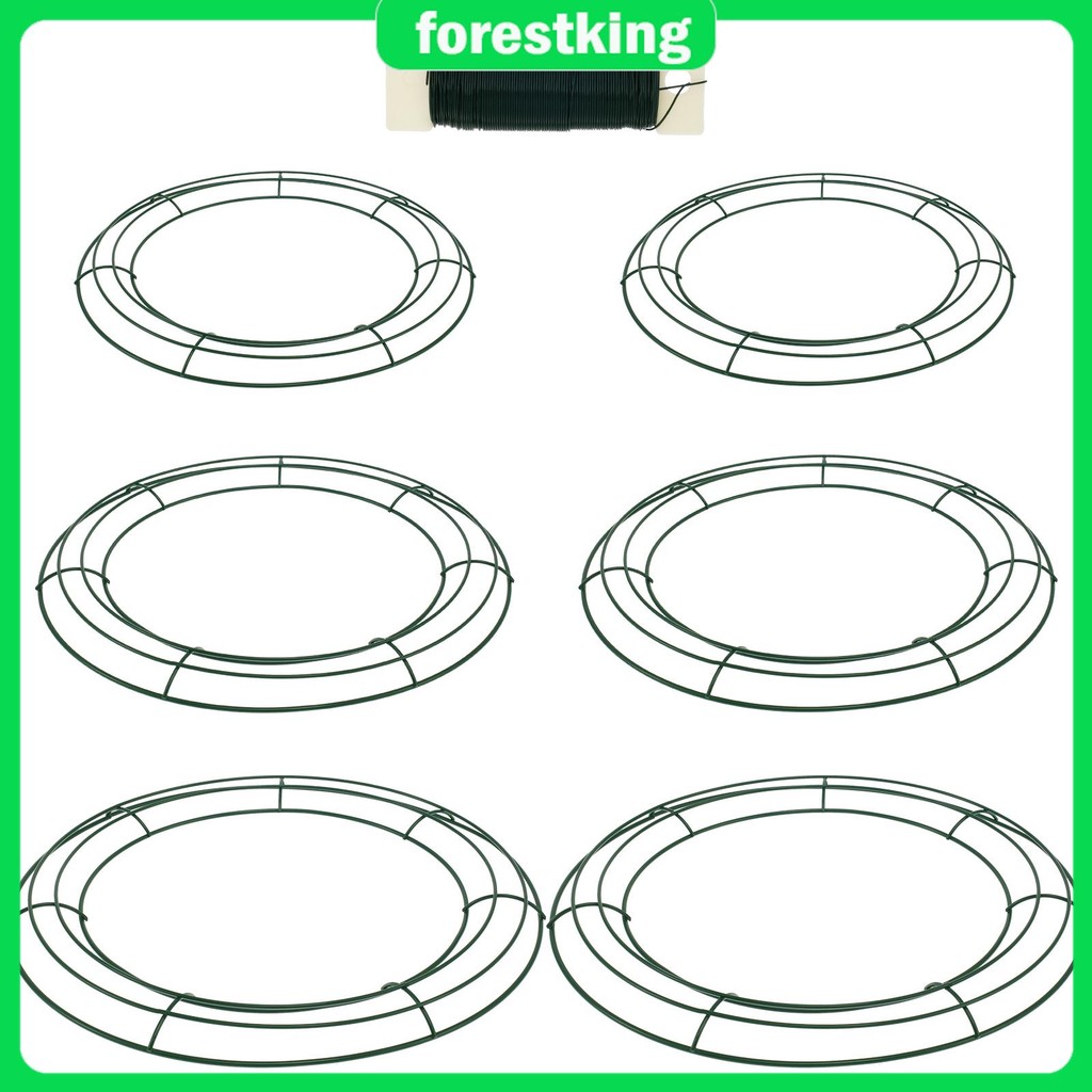 Round Wreath Frame Reusable Wreath Forms Solid Metal Wreath Forms for ...