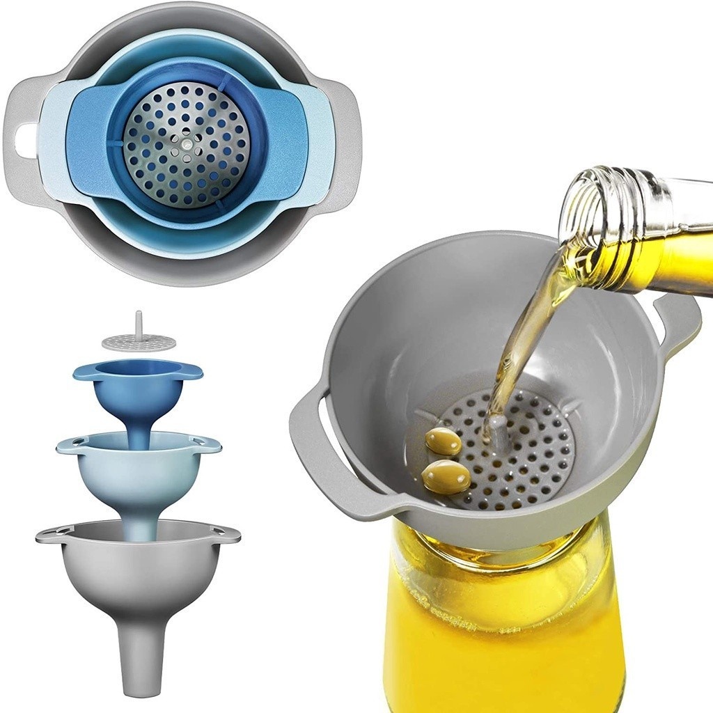 Li4-in-1 Multifunctional Funnel Set Creative Kitchen Gadget Tool ...