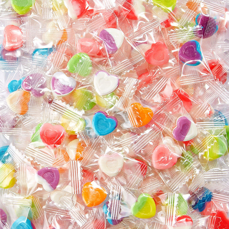 Love Heart-Shaped Candy High-Quality Candy Fruit Flavor Hard Candy ...