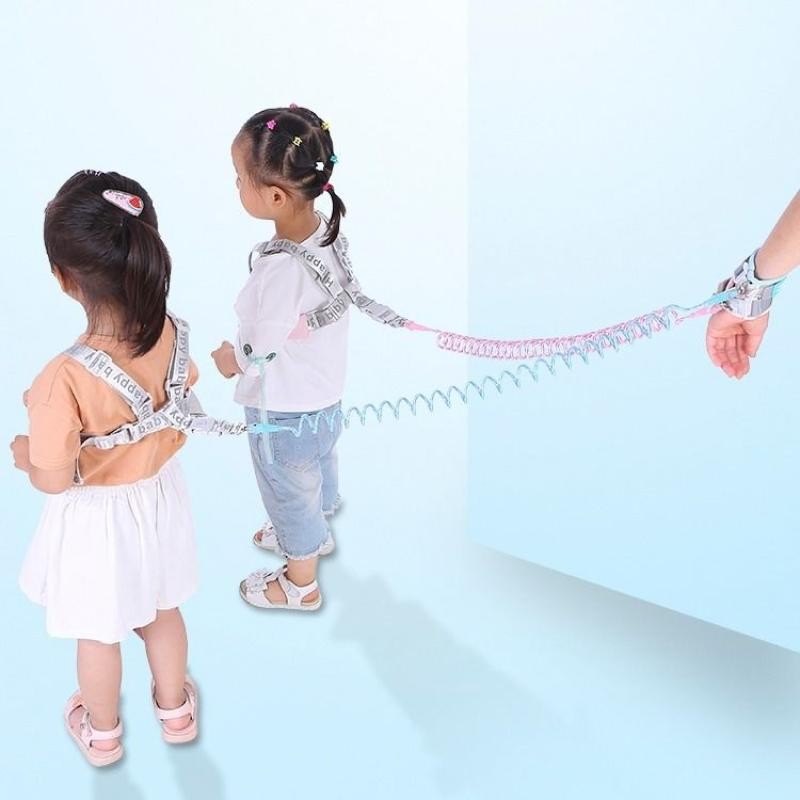遛娃绳防走失带牵引绳宝宝防走丢肩带儿童防丢绳小孩安全背带手环Baby walking rope to prevent getting lost ...