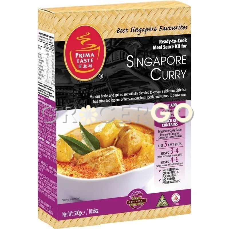 Prima Taste Singapore Curry Ready to Cook Sauce Kit 300g | Shopee Singapore