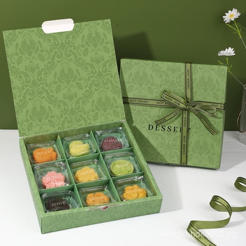 9 Palace Egg Yolk Crisp Mung Bean Sorbet Packaging Box Creative 80g ...