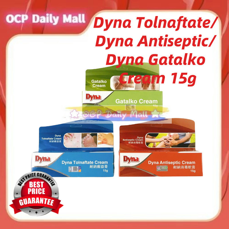 New!!! Dyna Tolnaftate Cream / Dyna Antiseptic Cream / Dyna Gatalko ...