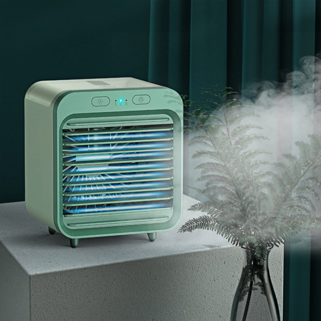 Spray Cooling Fan USB Mini Portable Air Conditioner Humidifier Home ...