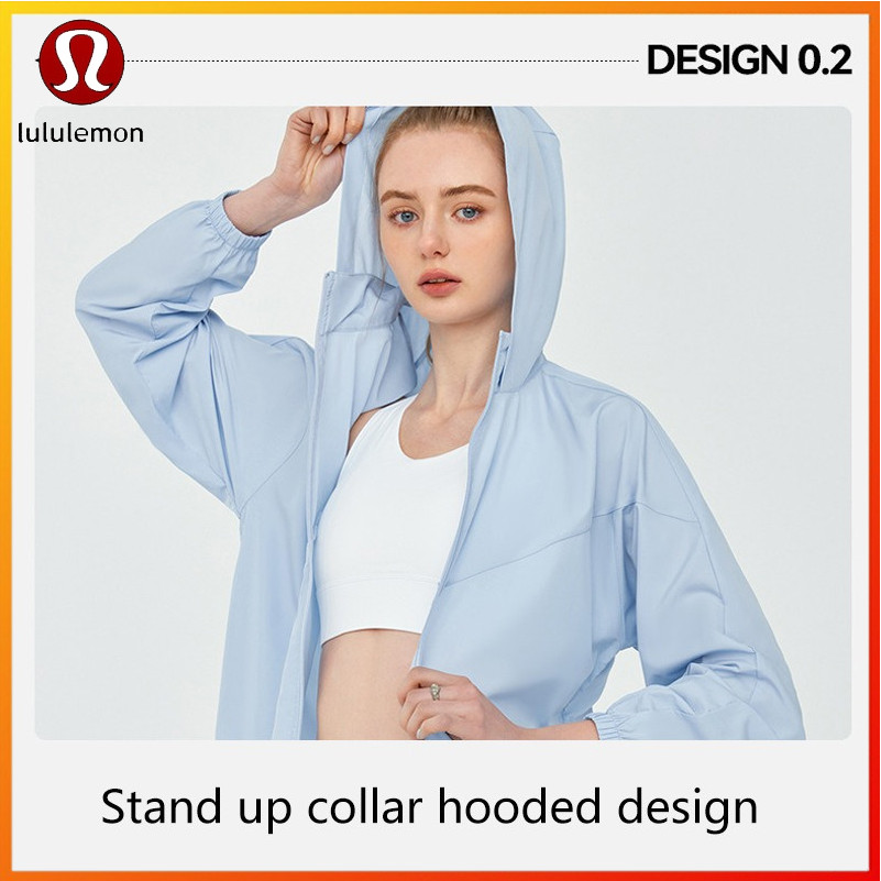 Lululemon UPF 50+ jacket: Lightweight, UV-protected, breathable hood for sun safety & comfort ...
