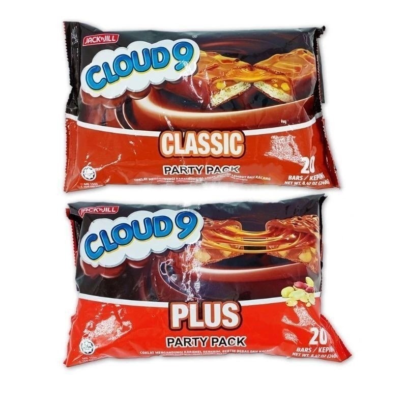 20s Jack 'n Jill Cloud 9 Chocolate Classic / Plus Party Pack ( HALAL ) | Shopee Singapore