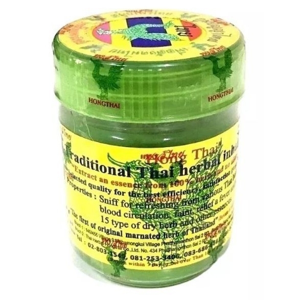Hong Thai Herbal Inhalant 40g - Soothing Relief, Aromatic, Travel ...