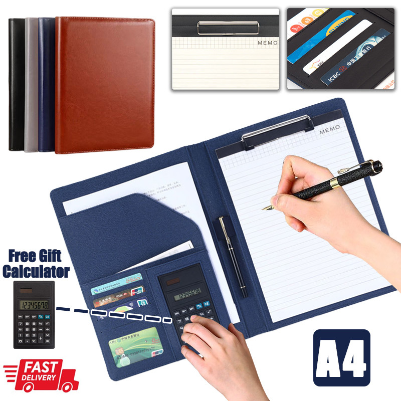 🔥3 Day Delivery🔥A4 Folder Clipboard File Office Bill Storage Business ...