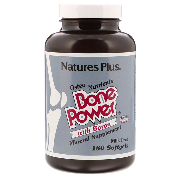 NaturesPlus, Bone Power with Boron, 180 Softgels | Shopee Singapore