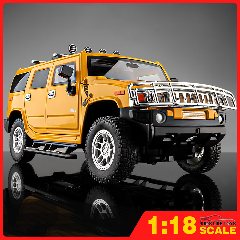 KLT 1:18 HUMMER H2 Diecast Model Car Alloy Cars Toys Toys Cars ...