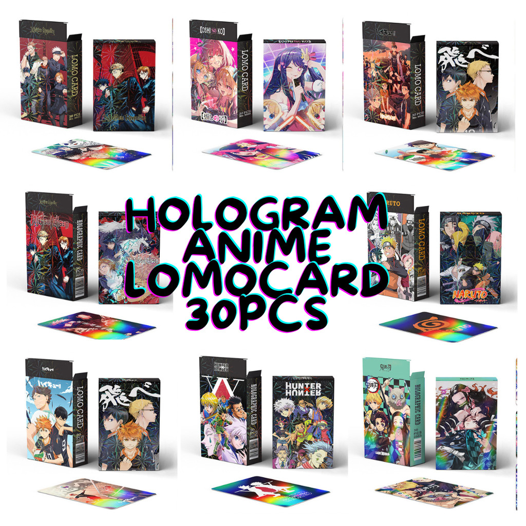 [30pcs] Hologram PACK PHOTOCARD ANIME PHOTO CARD KPOP LOMOCARD Uniform ...