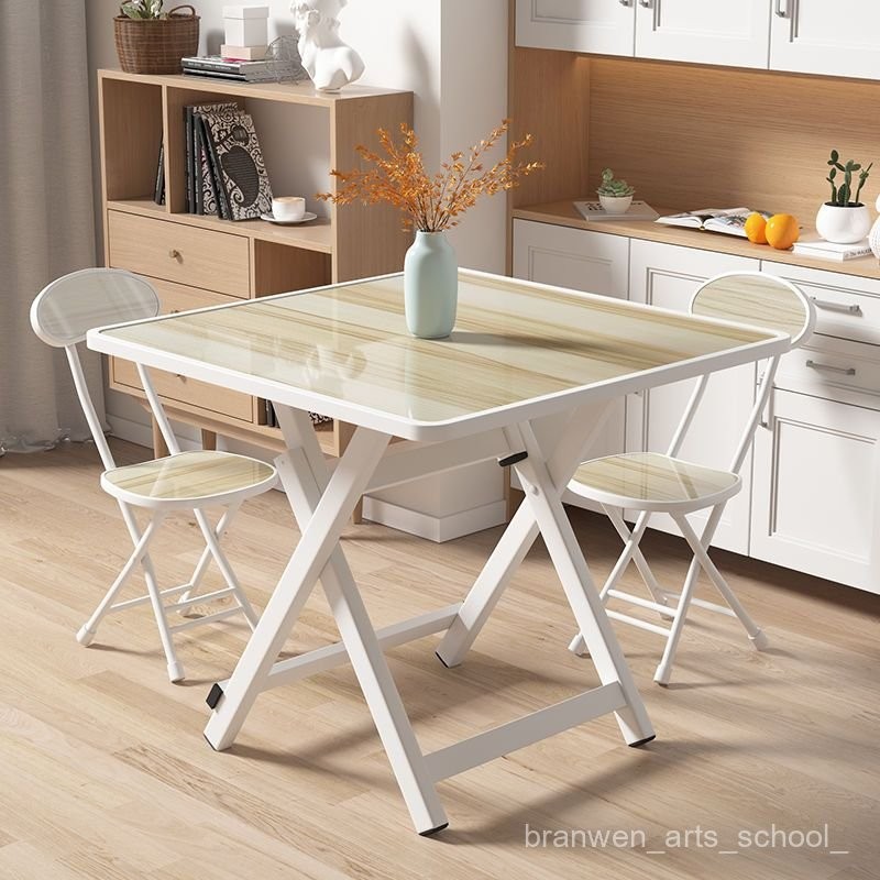 Folding Table Dining Table Home Simple Dining Table Outdoor Portable ...