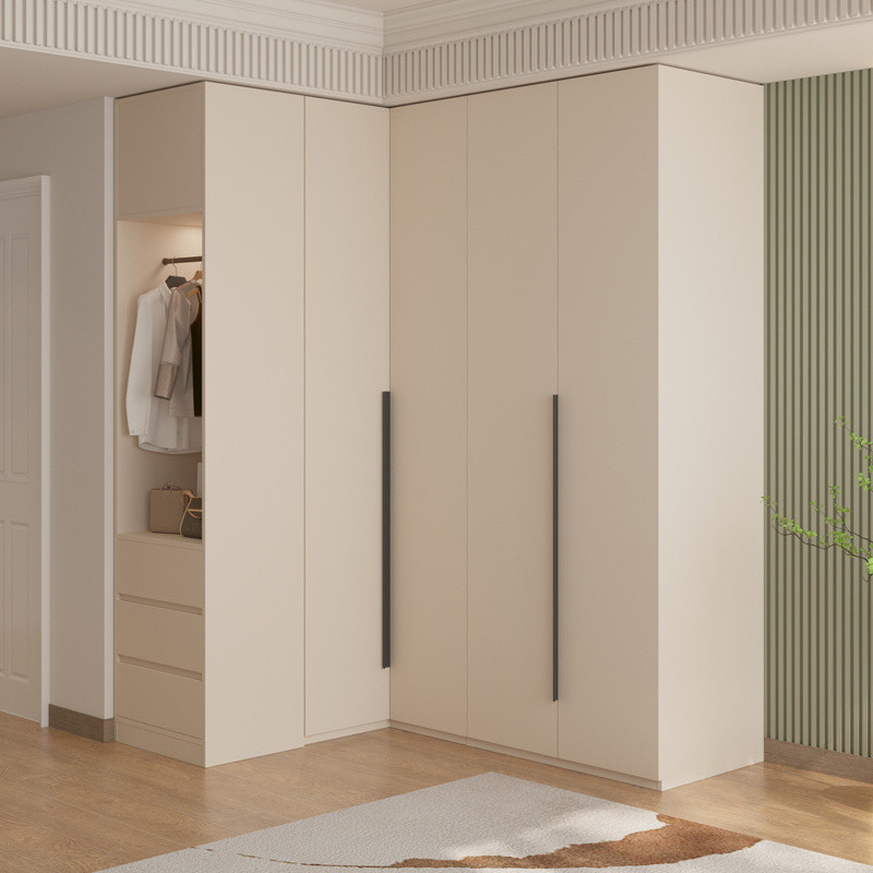 [ SG ] ⚡ L-Shaped Corner Wardrobe Dressing Table Integrated Home ...