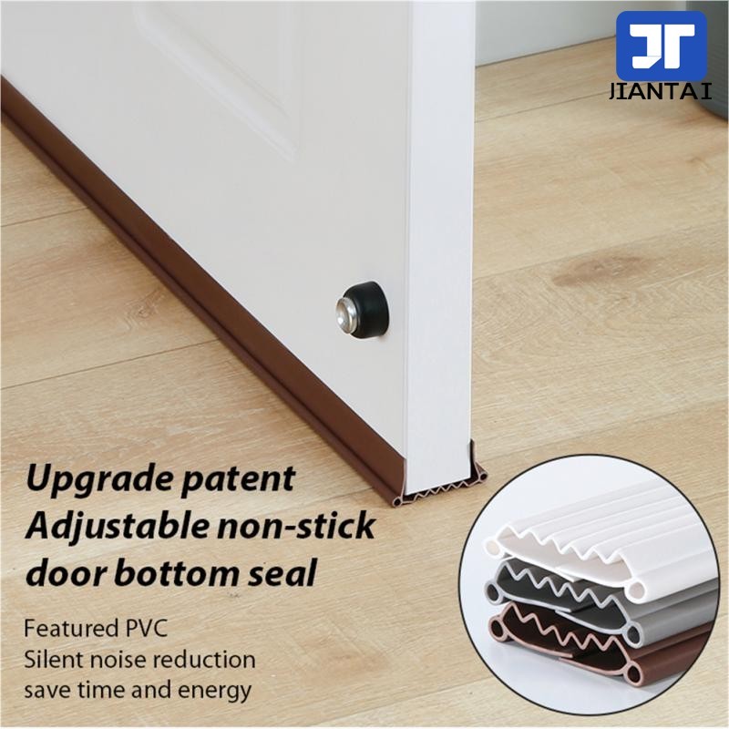 100CM PVC Door Seal Strip Dust Blocker Inserted Sealing Gap Bottom Seal ...