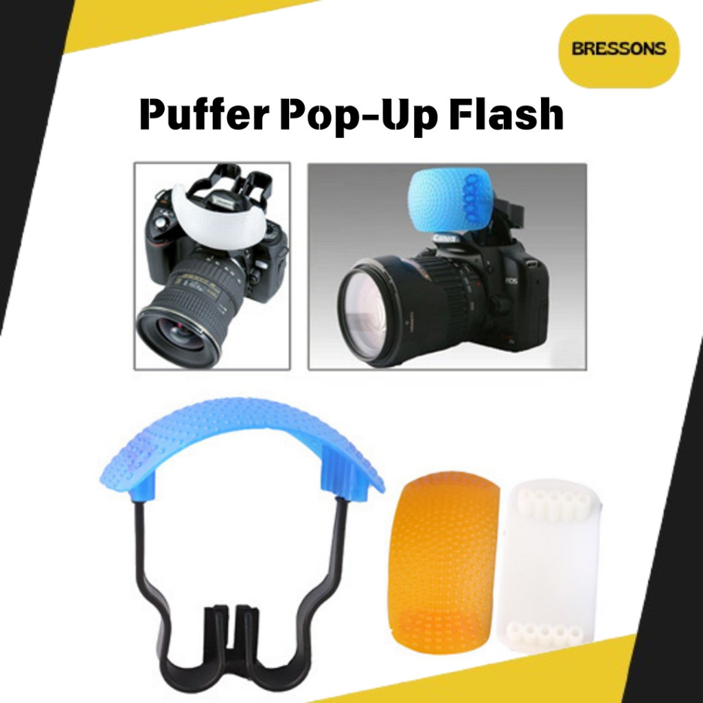 Dome Puffer Pop-Up Flash Diffuser 3 Colors For Universal DSLR Camera US ...