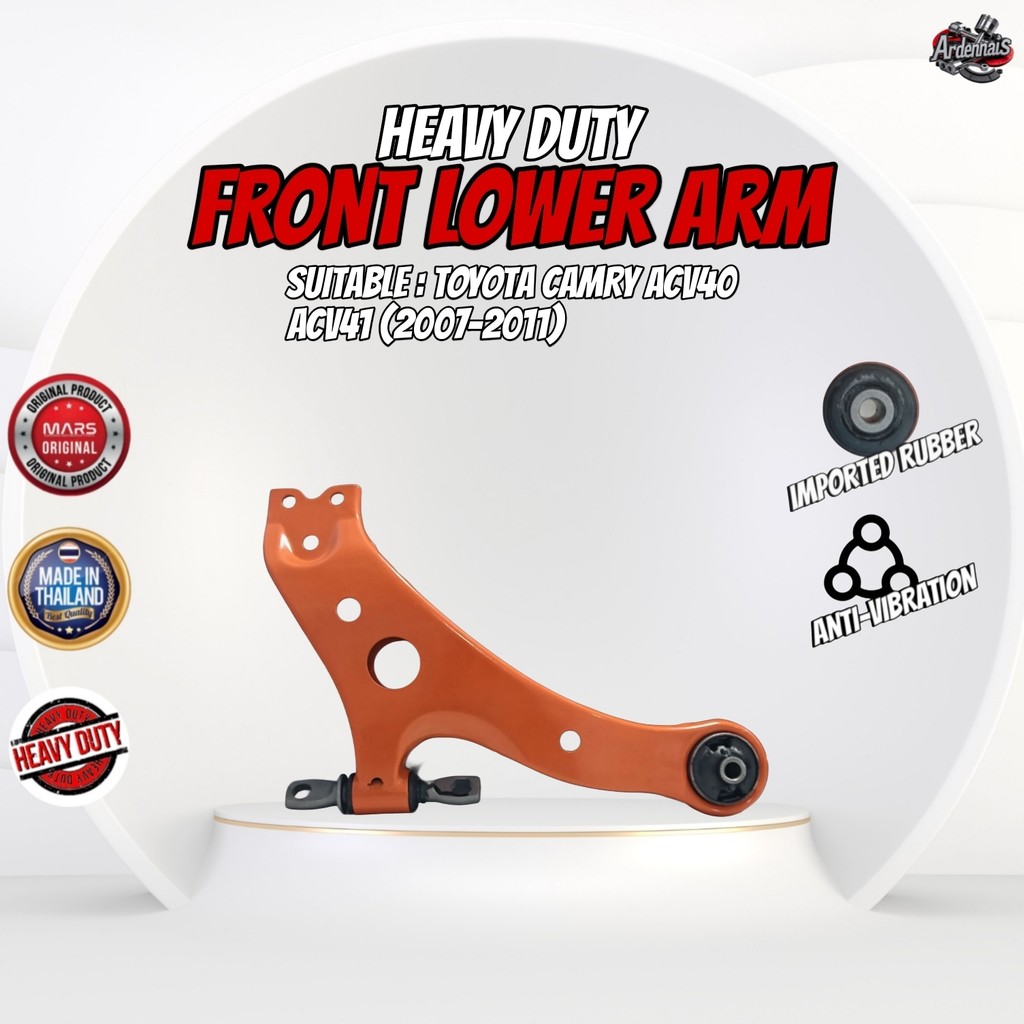 MARS HEAVY DUTY FRONT LOWER ARM TOYOTA CAMRY ACV40 ACV41 (2007-2011 ...