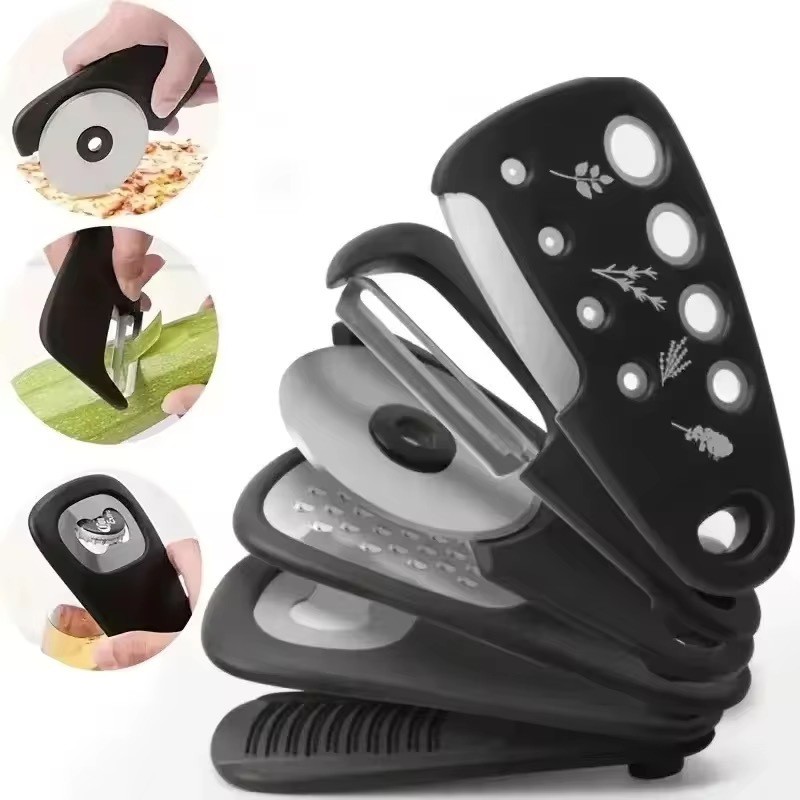Stacking Kitchen Gadget 6 Pieces Melon Planer Vanilla Cutter Garlic ...