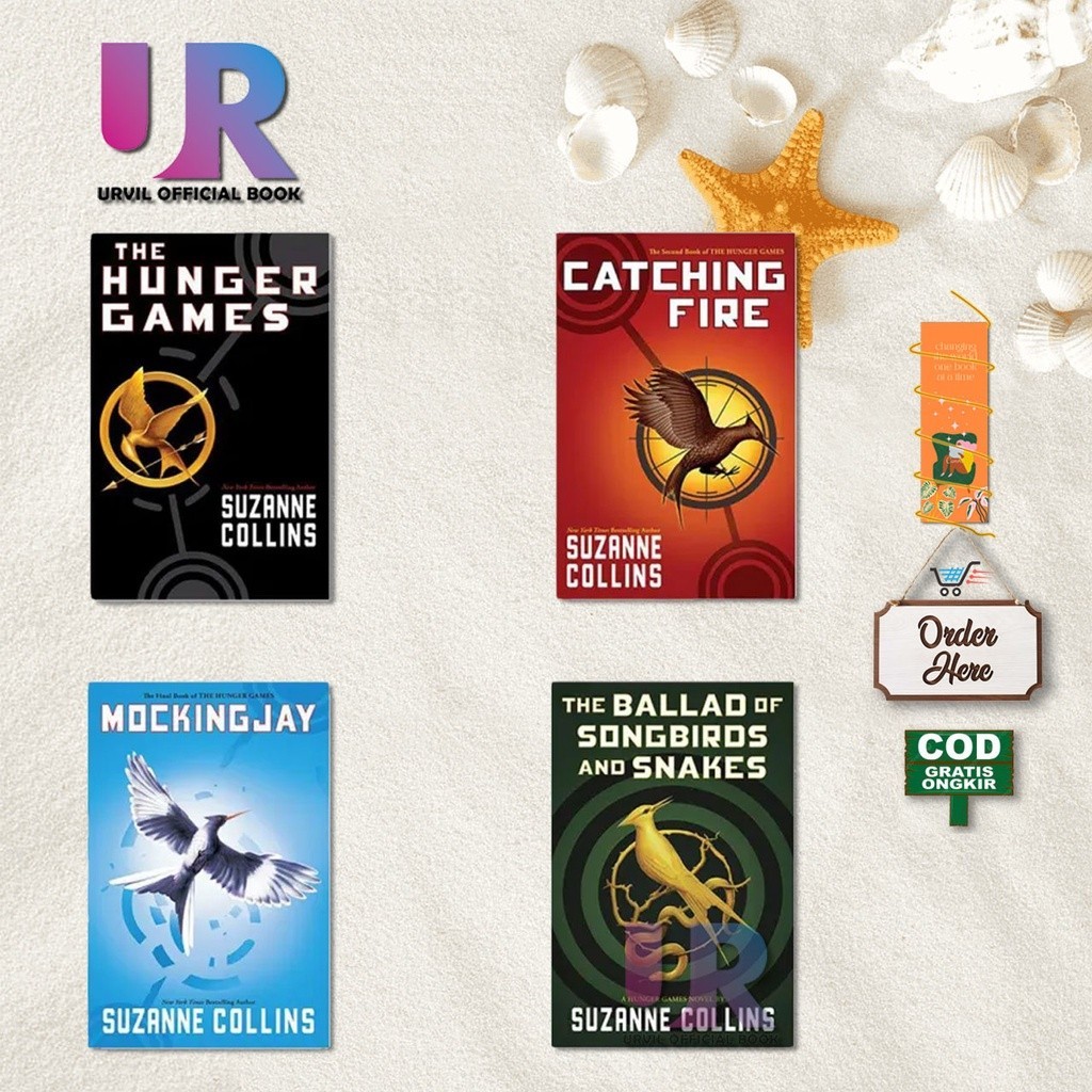 The Hunger Games Series By Suzanne Collins (Mocking Jay, Catching fire ...