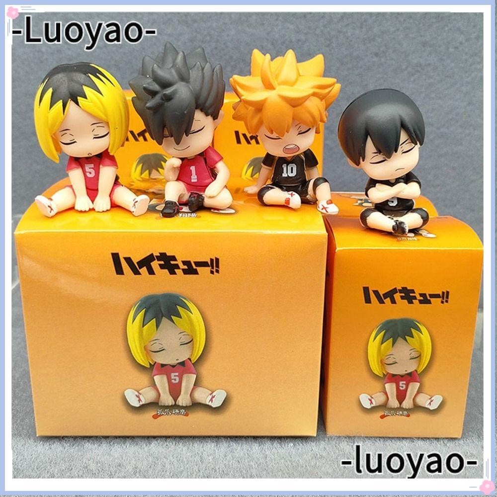 LUOYAO 4PCS/SET Anime Haikyuu Action Figure, Keiji Oikawa Tooru Hinata ...