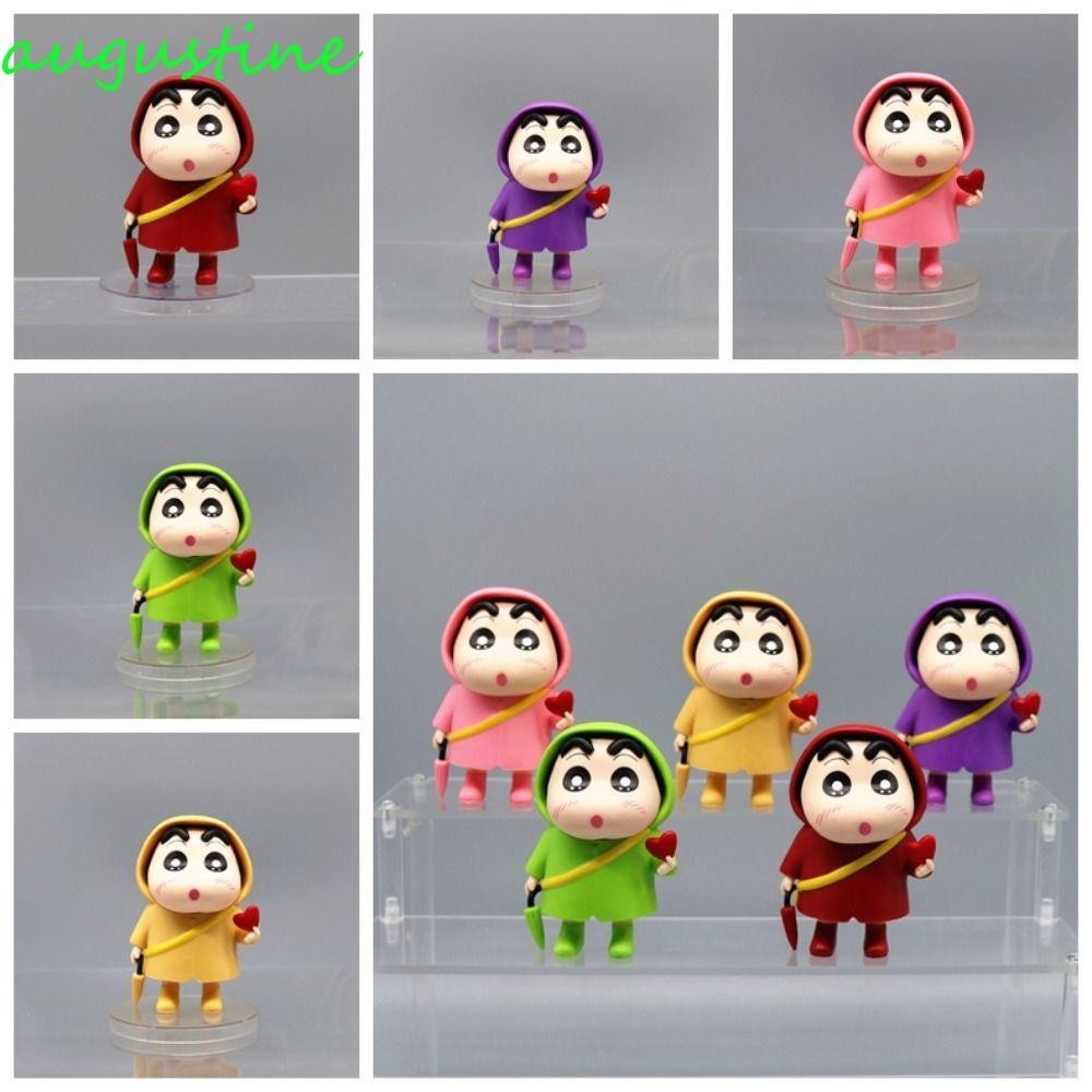 AUGUSTINE Crayon Shin-chan Figure Model, PVC Crayon Shin-chan Raincoat ...