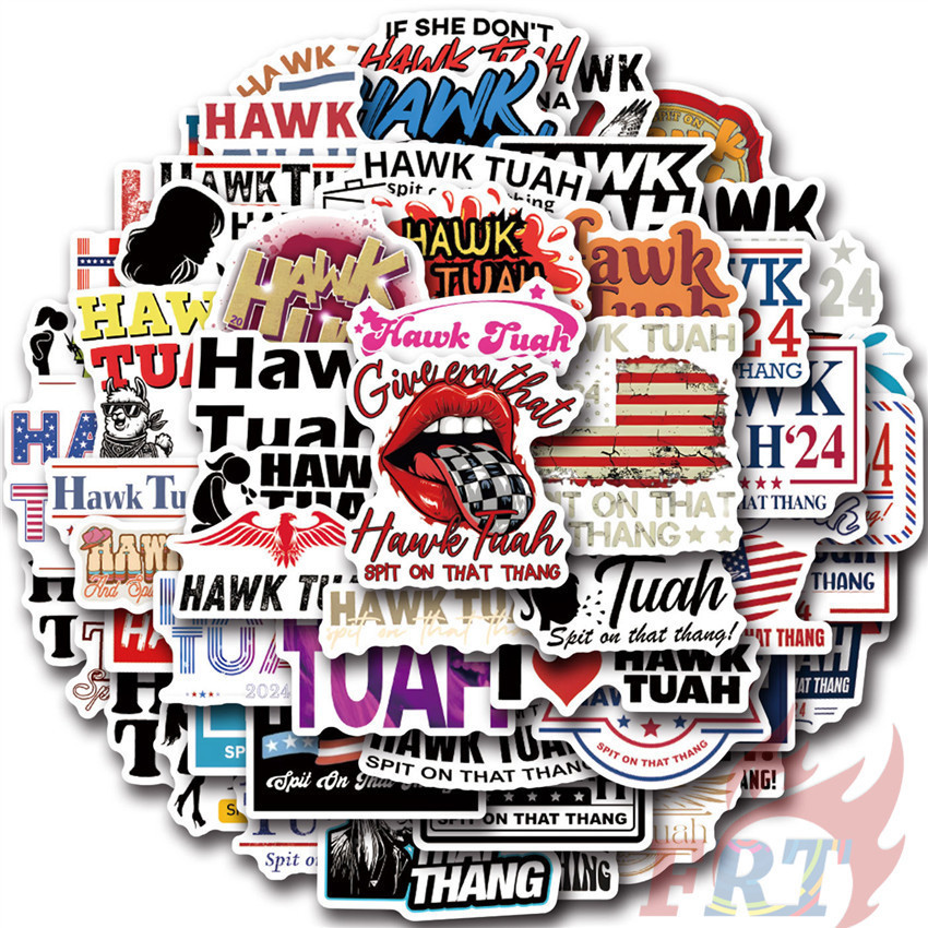50Pcs/Set Hawk Tuah Series 01 Stickers DIY Fashion Waterproof Doodle ...