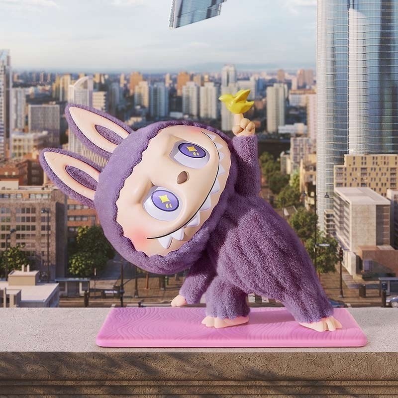 Pop Popmart LABUBU THE MONSTERS Lazy Yoga Series Confirmed Doll ...