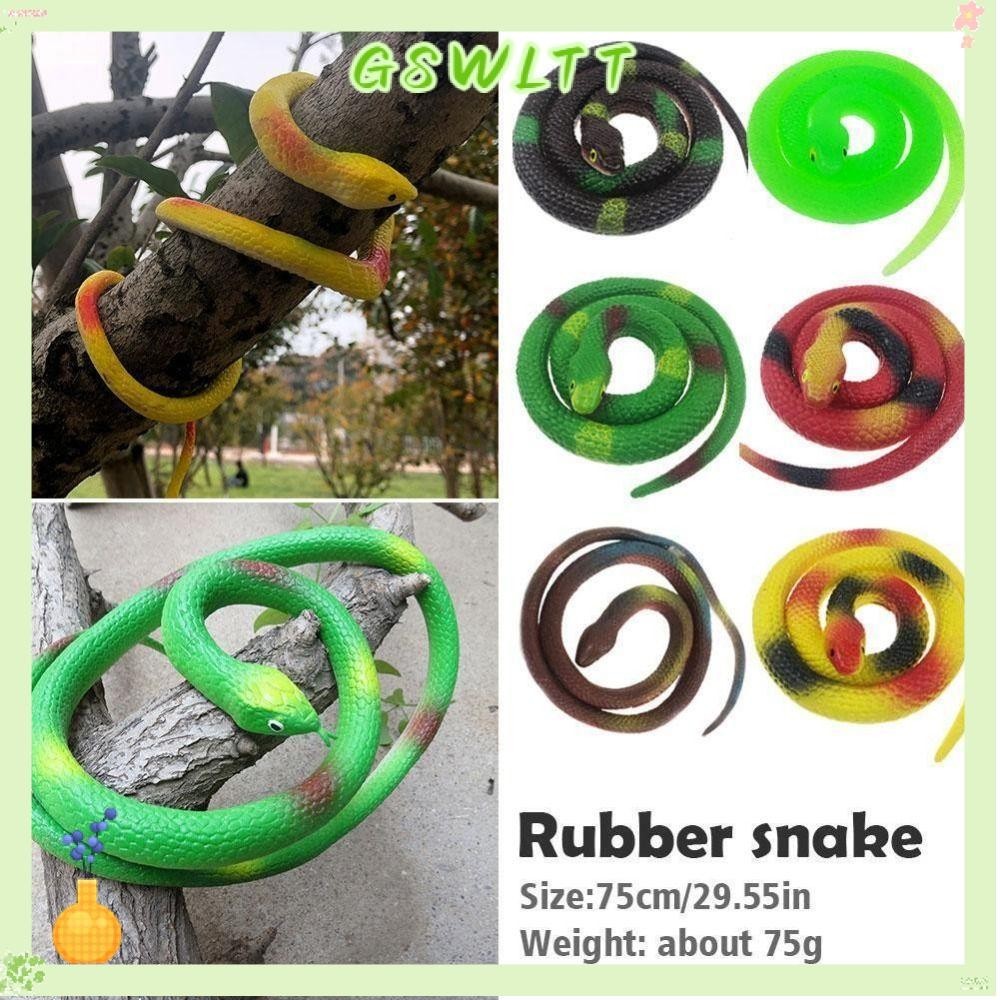 GSWLTT Fake Snake, Realistic Practical Jokes Bionic Snake, Novelty ...