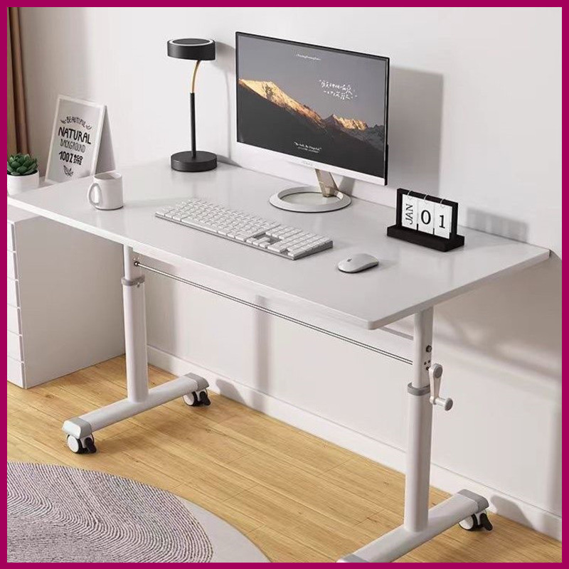 Computer Table New With Pulley Height Adjustable Table Original Wood ...