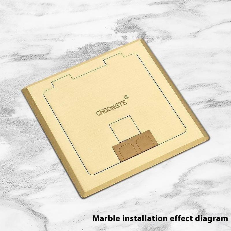 Dongte All Copper Side Plug Home Improvement Invisible Hidden Ground ...