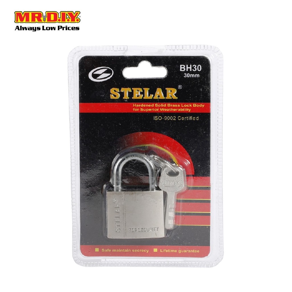 STELAR Heavy Duty Padlock 30mm | Shopee Singapore