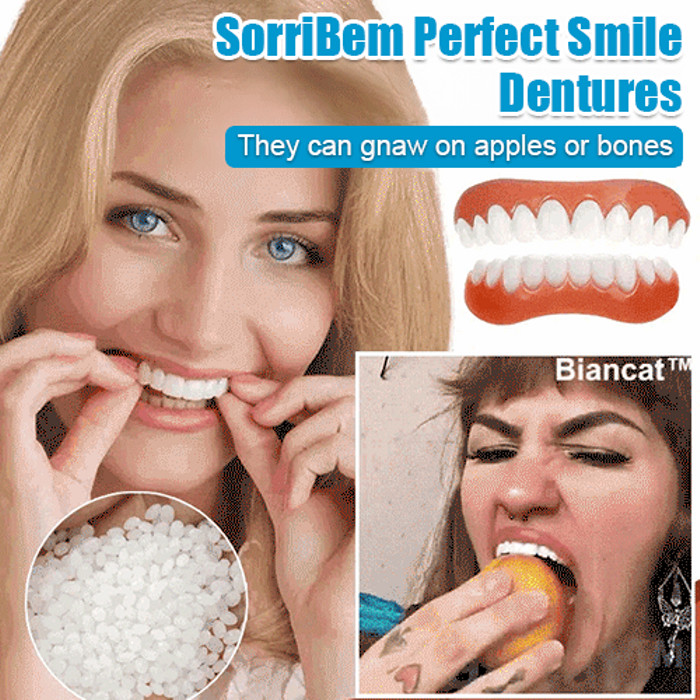 ⚡SG Stock⚡SorriBem Perfect Smile Dentures 完美微笑假牙牙套clip-on silicone ...