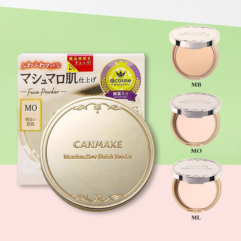 CANMAKE New Version Tokyo Marshmallow Transparent Finish Powder MO/MB/ML Face Makeup Powder 10g ...