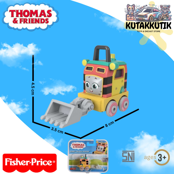 Fisher Price Thomas and Friends Series Sandy The Rail Speeder's Toy ...