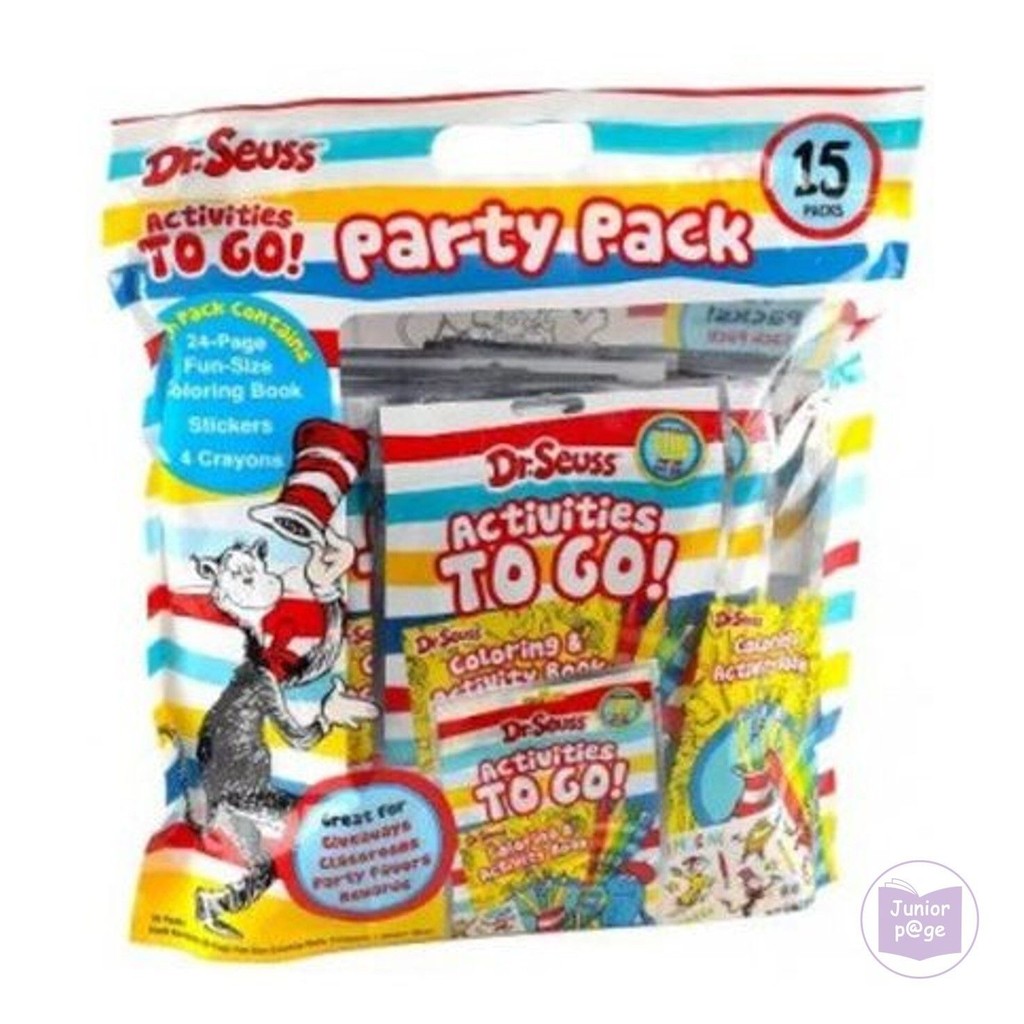 Dr. Seuss Activities to Go! Party Pack! (15 Packs) | Shopee Singapore