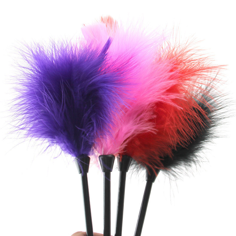Three days and three nights2024New Couple's Sexy Feather Stick sm Training and Teasing Feather ...