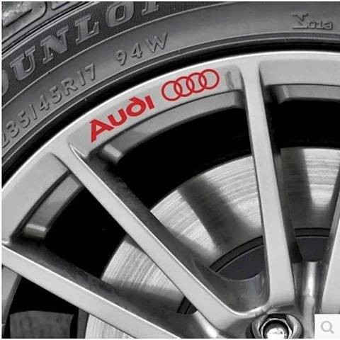 Audi A3 Automobile Sticker Car Wheel Sticker A4 A5 A6 A7 Q3 Q5 Q7 ...