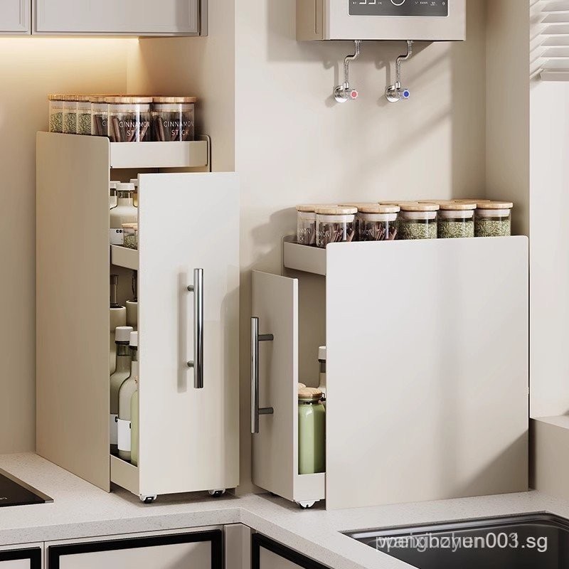 [2025]New Kitchen Narrow Spice Rack Countertop Pull-out Multi-layer ...