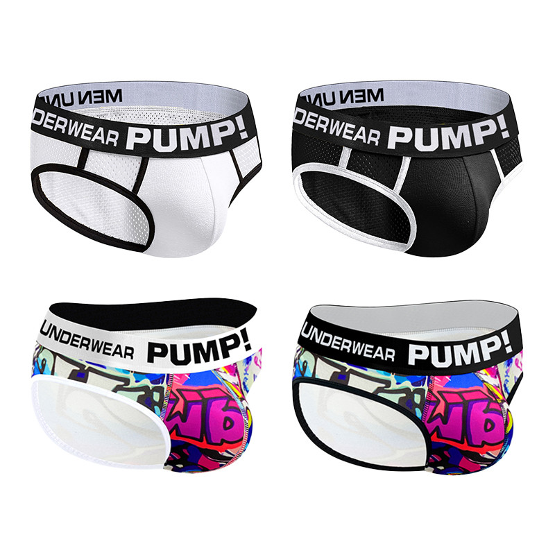 CMENIN PUMP Black Men's Underwear Men Briefs Man Low Waist Mens Briefs ...