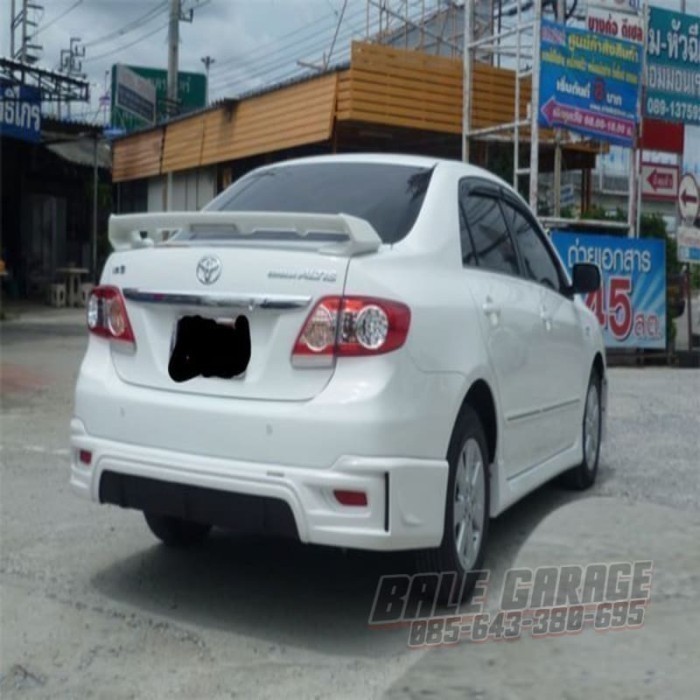 BodyKit Toyota Altis TRD 2010-2012 side skirt body kit.. GRADE-A ...