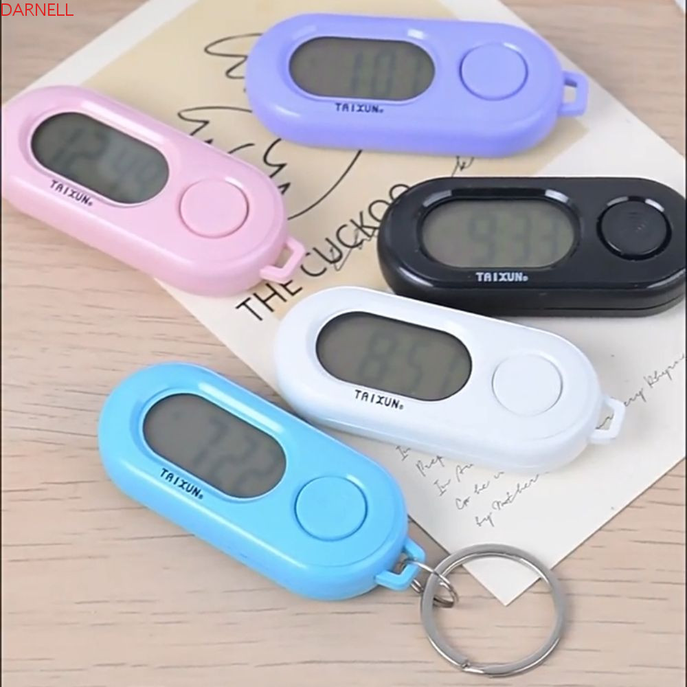 DARNELL Digital Electronic Clock Keychain, Key Display Oval Watch ...