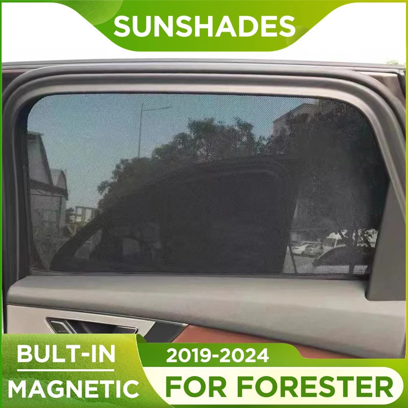 Magnetic Car Windows Sun Shades For Subaru Forester 2019-2024 Passenger ...