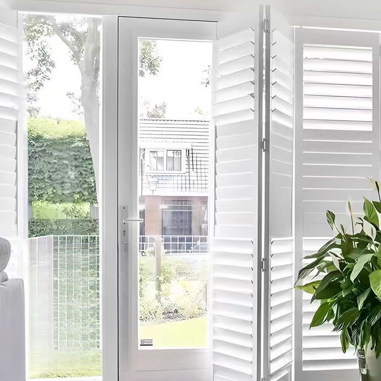 Louver Doors and Windows Solid Wood Ventilation Window Living Room ...