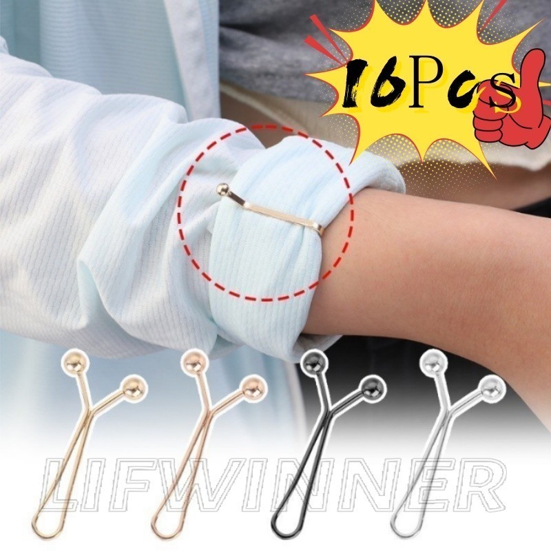 4/16Pcs Cuff Fixed Clips - Anti Slip, No Sewing, Adjustable, Unisex ...
