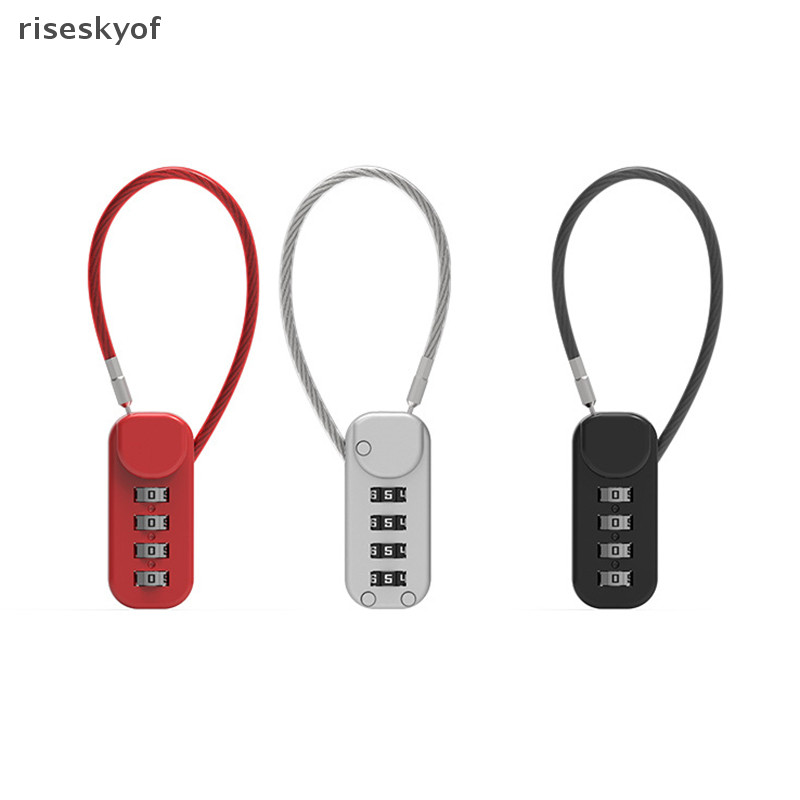 riseskyof 4 Digit Combination Code Number Lock With Spring Coil Wire ...
