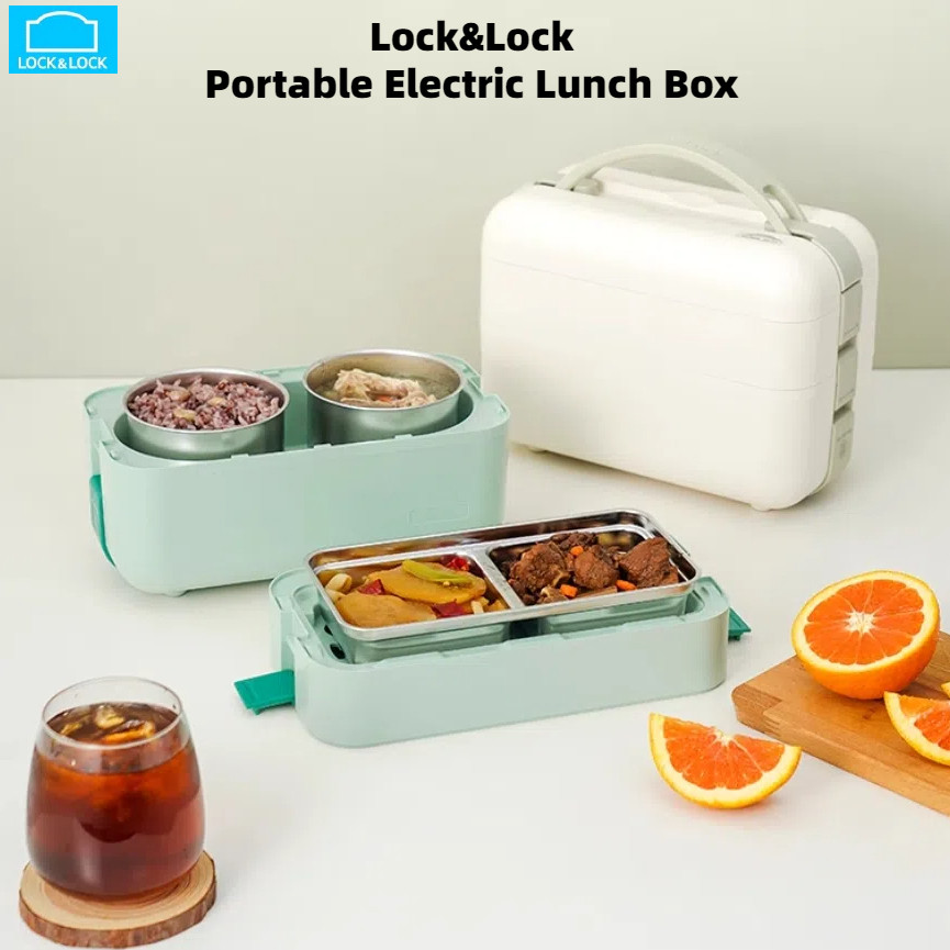 Lock & Lock Portable Electric Lunch Box Multifunctional Thermal ...