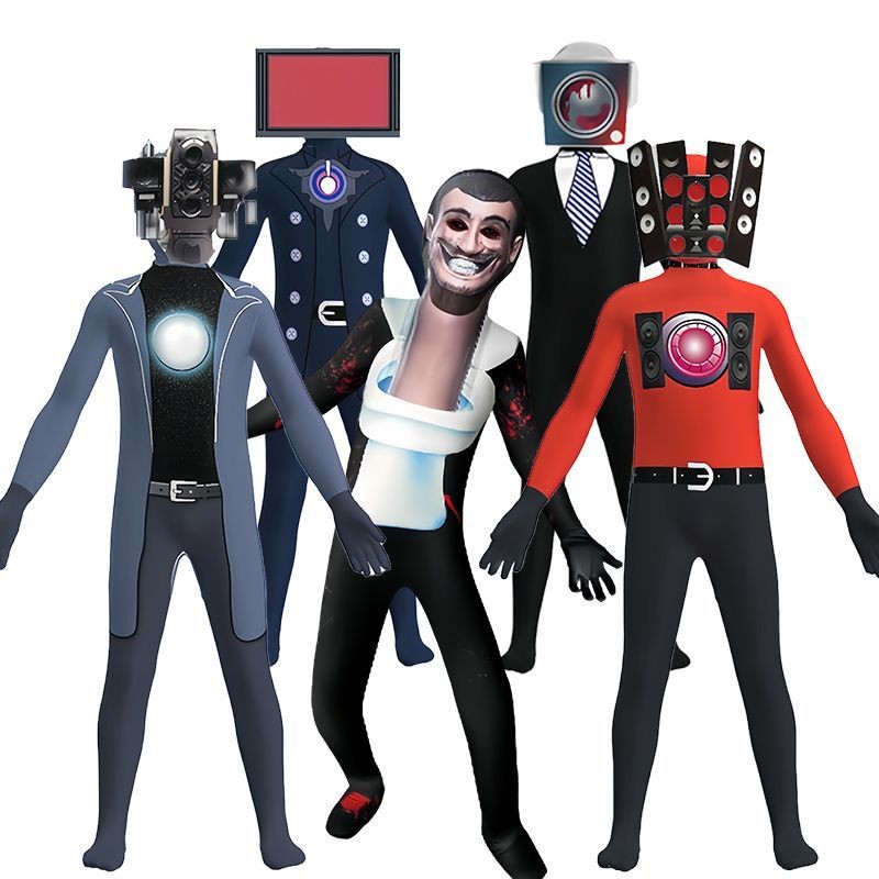 2024 Titan Monitor Man Halloween Bodysuit Kids TV Speaker Robot ...