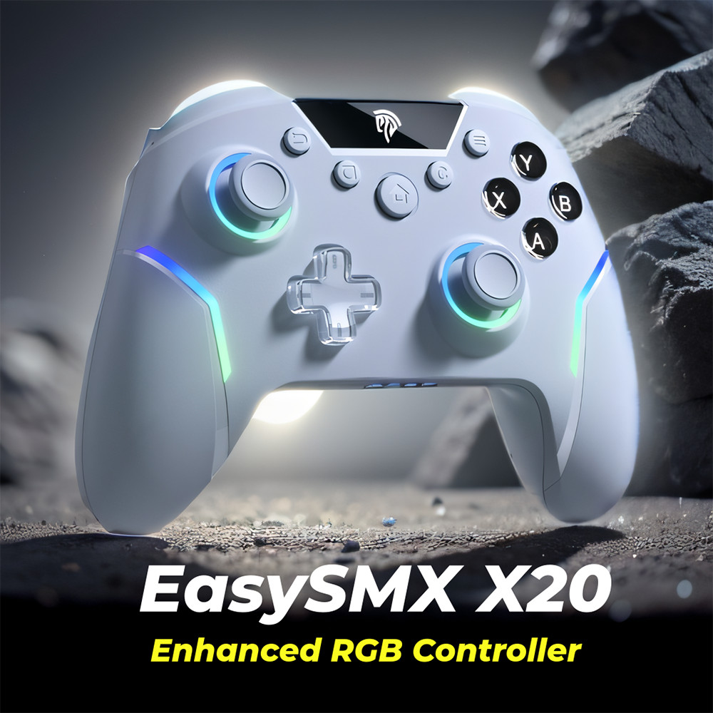 EasySMX X20 Wireless Gamepad Mechanical Gaming Controller Compatible ...